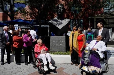 Tennis: Trailblazer Althea Gibson honoured with statue at U.S. Open ...