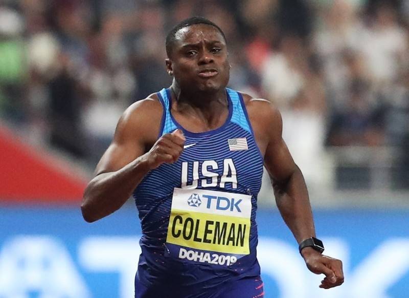 Athletics: Coleman pulls out of 200 metres at world championships | The ...
