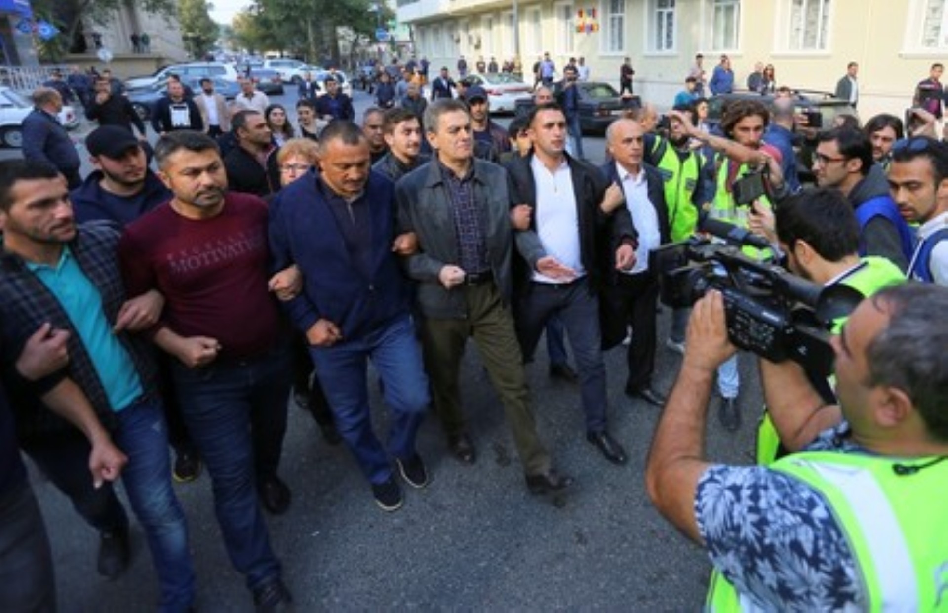 Azeri police detain scores of protesters, including opposition party ...