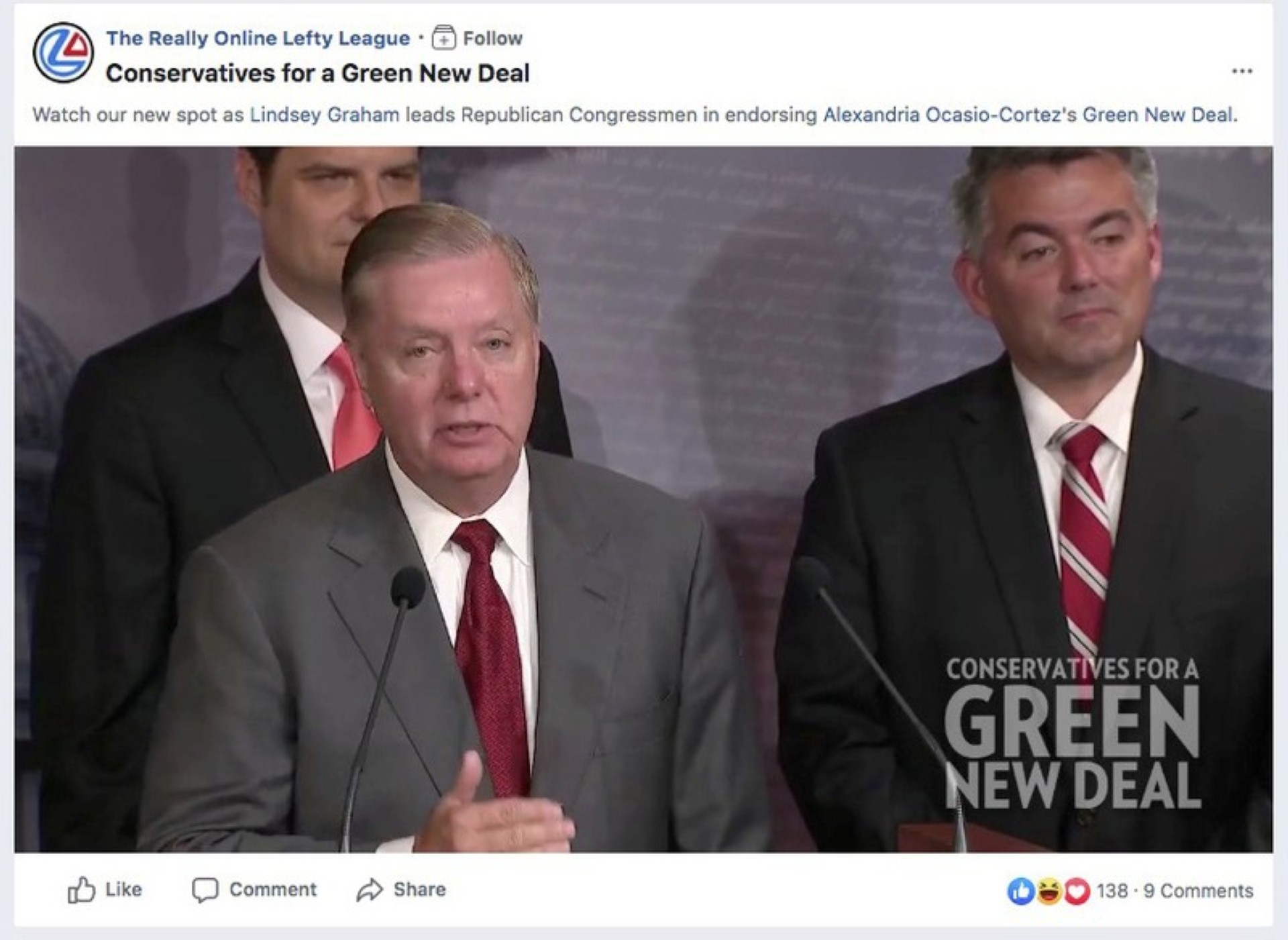 Facebook ad policy challenged by false claim Republican Graham backs ...