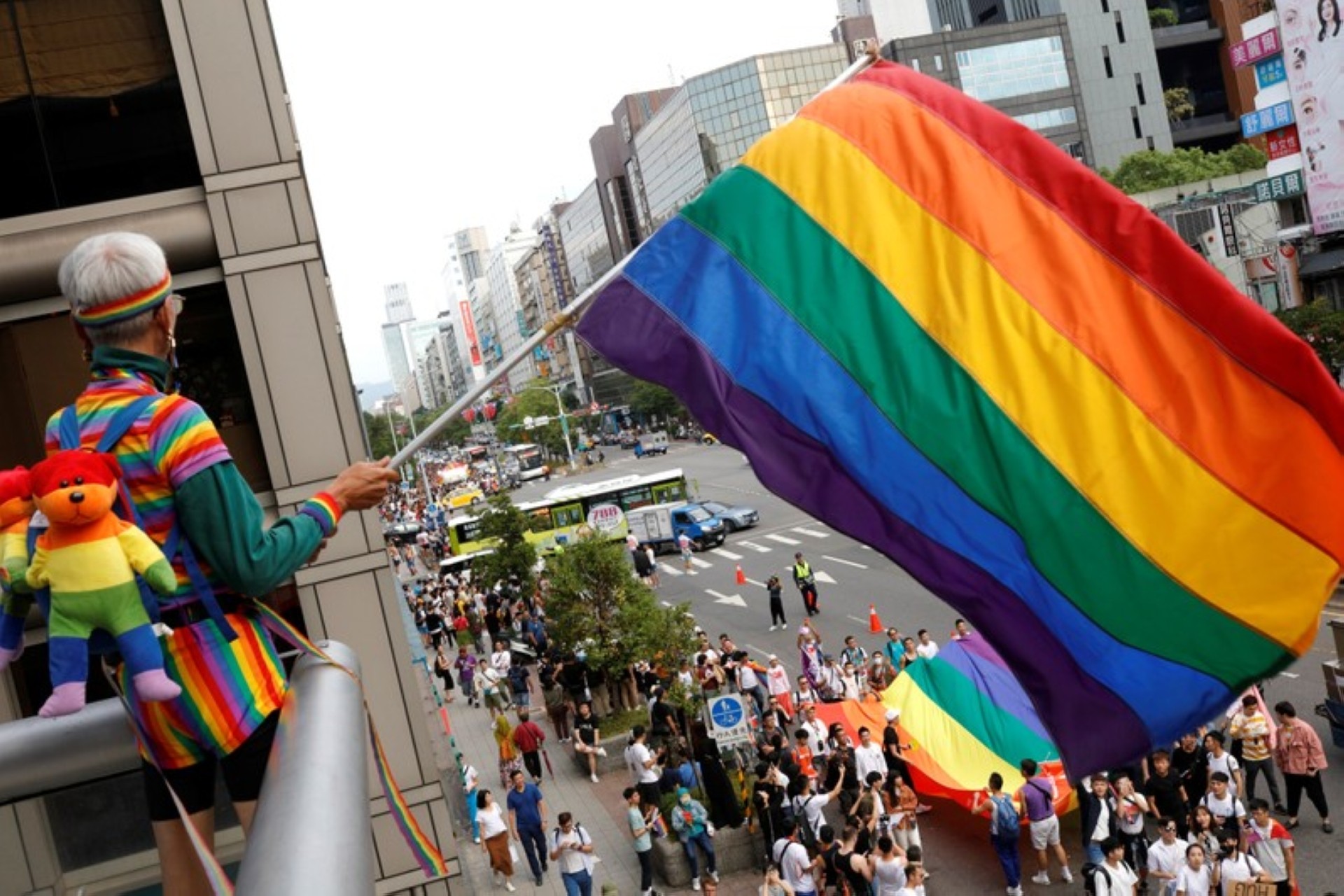 Thousands throng Taipei streets in East Asia's largest Pride march ...
