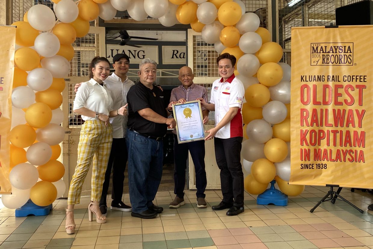 Kluang Rail Coffee named the oldest railway coffee shop in Malaysia by ...