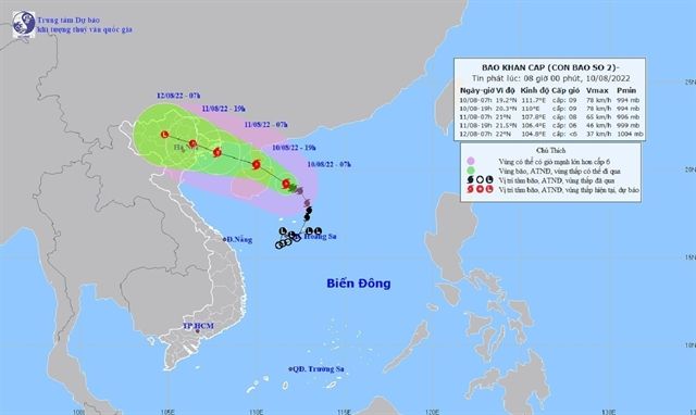 Vietnam's northern region braces for Typhoon Mulan | The Star