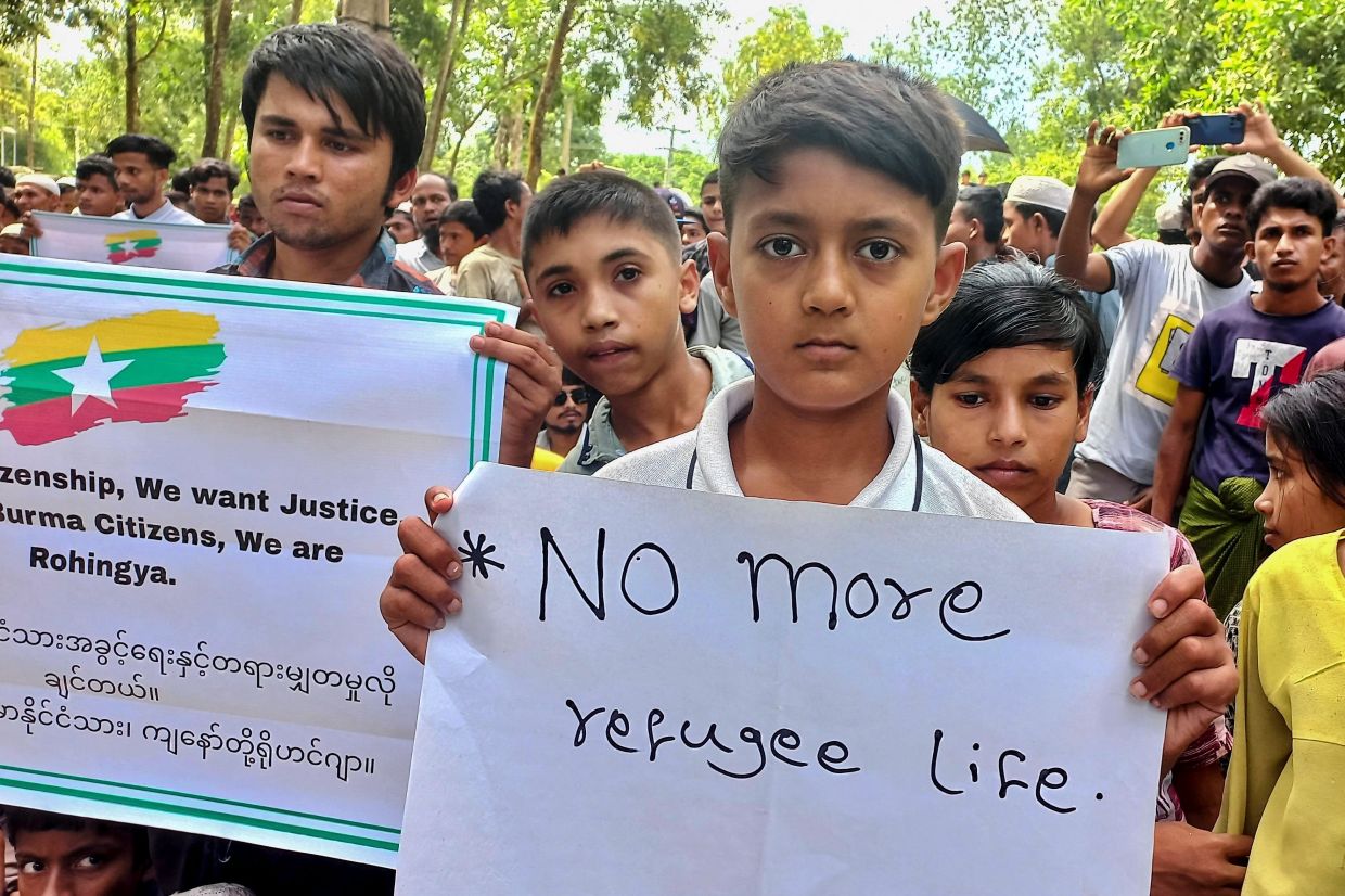 Rohingya refugees mark 'Genocide Remembrance Day' | The Star