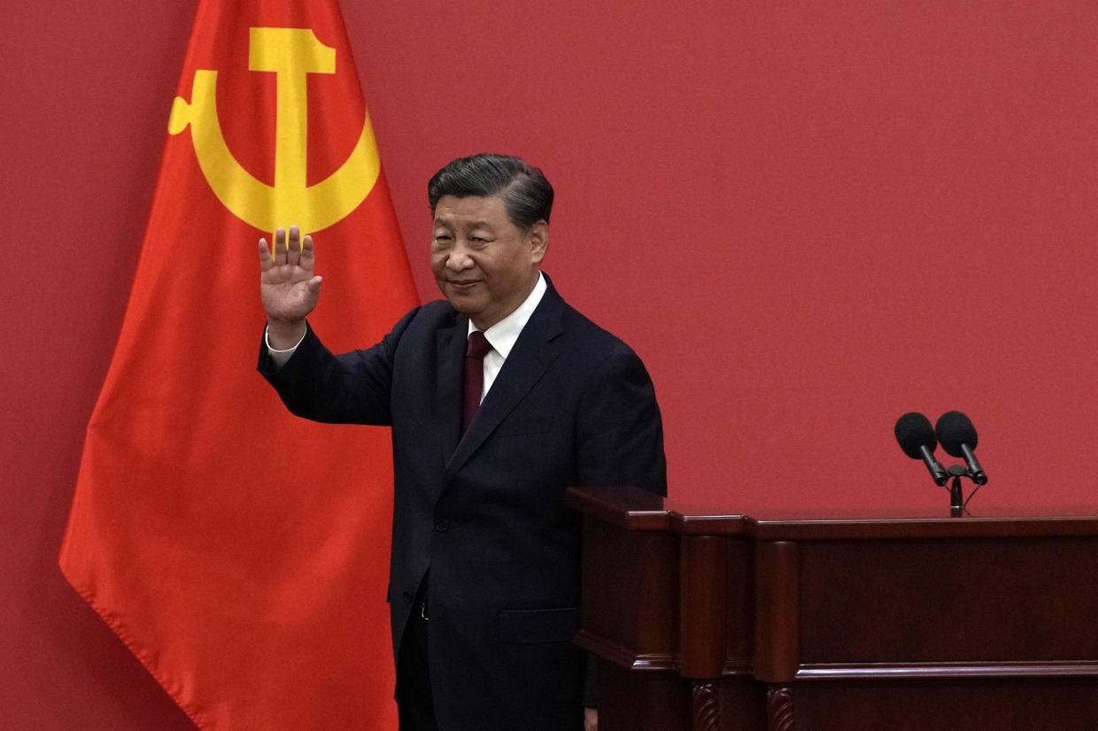 Xi Jinping re-elected as Communist Party of China general-secretary ...