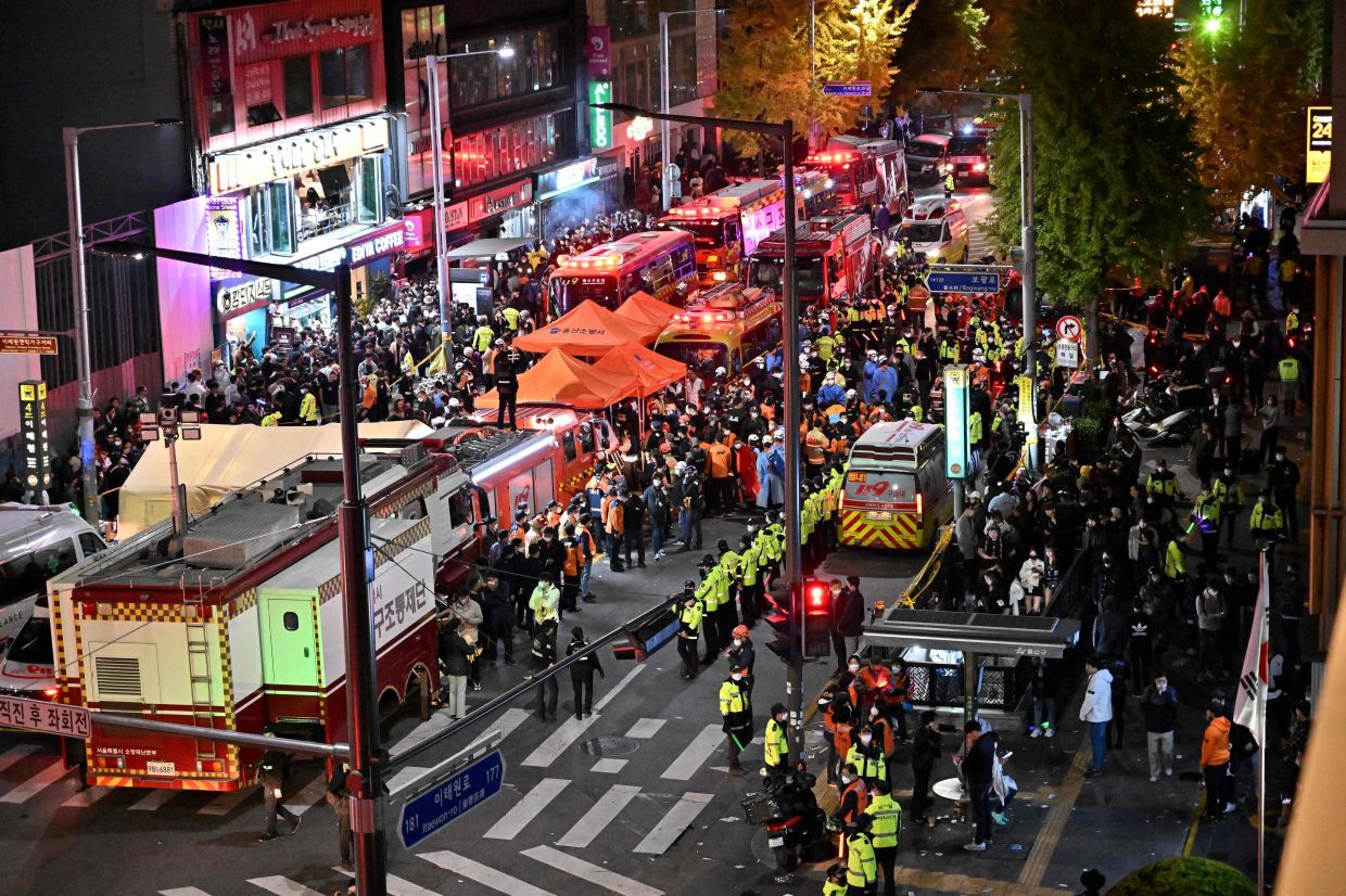 19 foreigners killed in S. Korea stampede | The Star