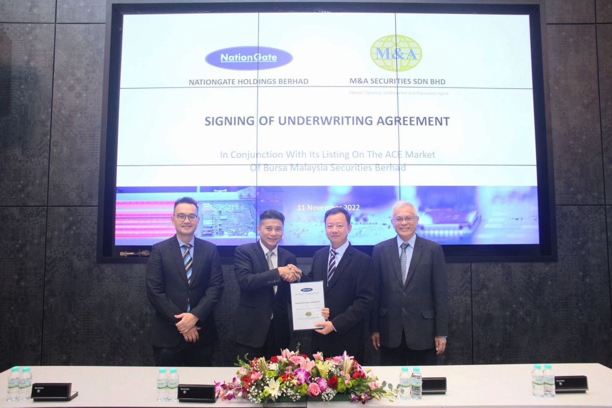 ACE Market-bound NationGate signs underwriting deal with M&A Securities ...