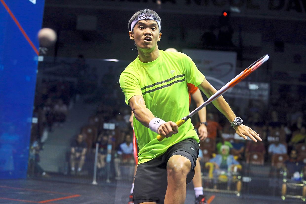Squash: Eain Yow out to record first victory over Welshman Makin | The Star