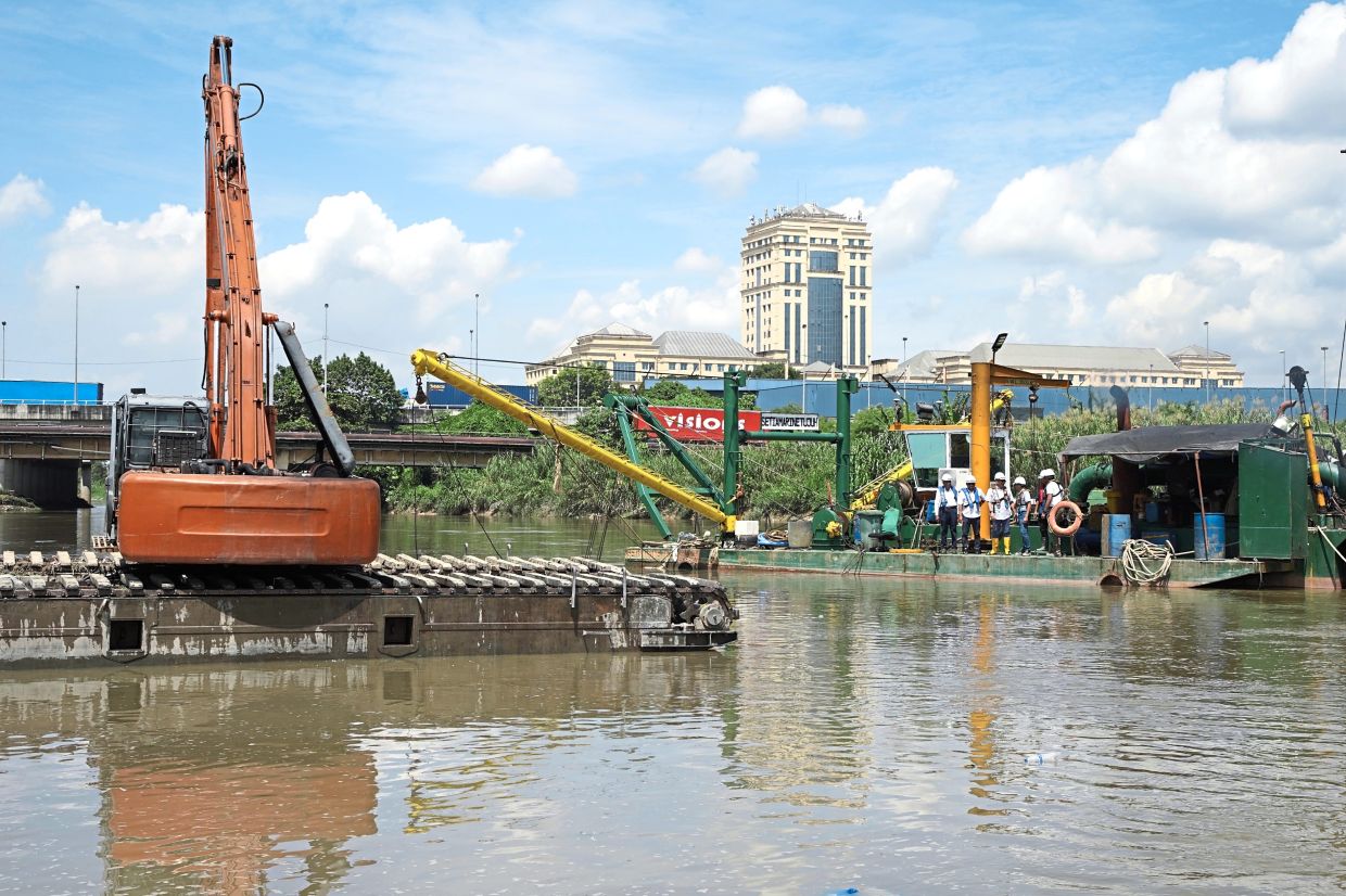 Exco man: Large items thrown into river hampering dredging progress ...