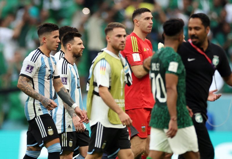 Football: Soccer-Saudi Arabia win is statistically biggest World Cup ...