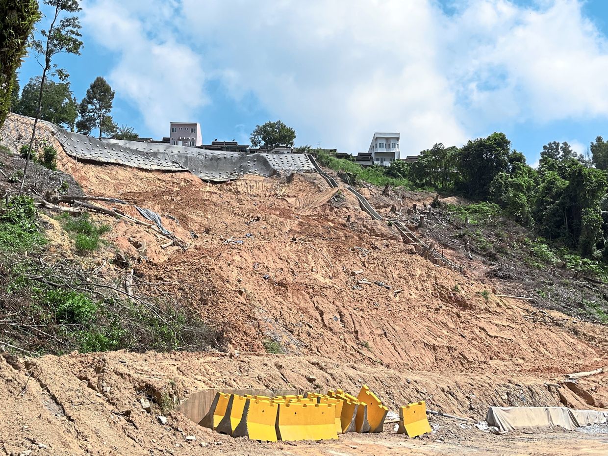 RM1.47mil to fix damaged slope | The Star