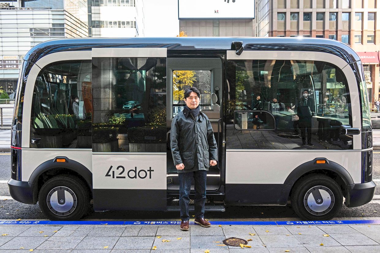 S. Korean capital launches self-driving bus experiment | The Star