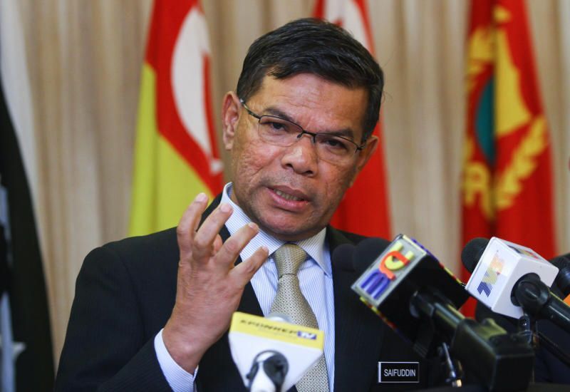 Saifuddin says will leave it to cops to probe Kedah MB’s statement over ...