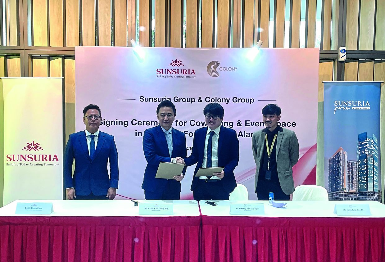 Sunsuria and Colony in remote working tie-up | The Star