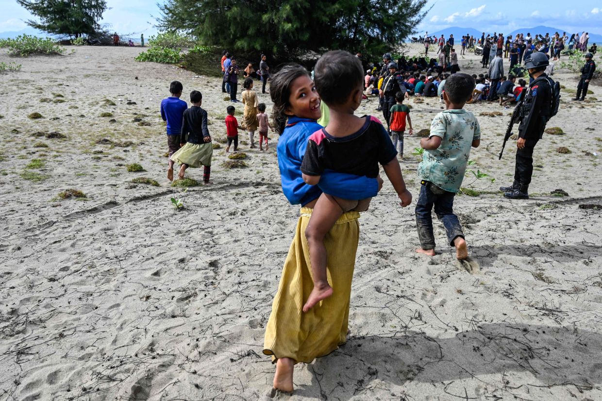 Nearly 200 Rohingya refugees land in Indonesia in latest boat arrival ...