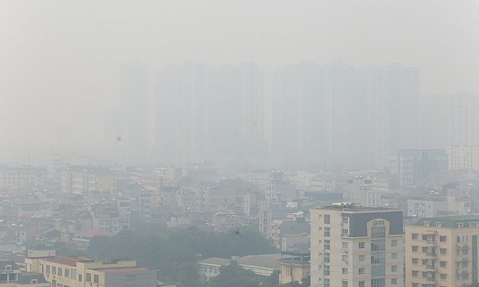 Air pollution recorded at "very unhealthy" levels in Vietnam; entire ...
