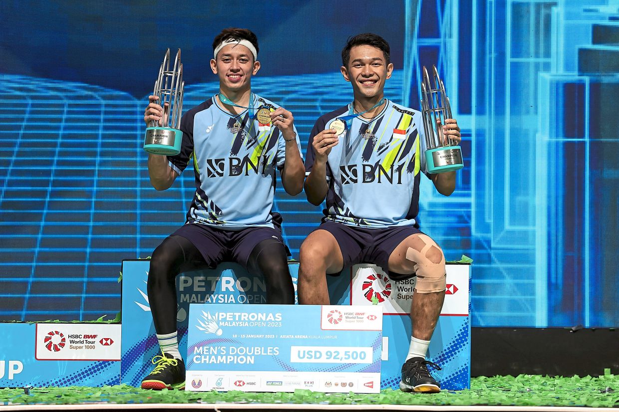 Badminton: Rubber games rub off on doubles champs Fajar-Rian | The Star