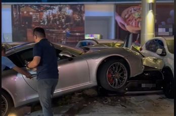 Sports car crashes into three parked vehicles in Sepang | The Star