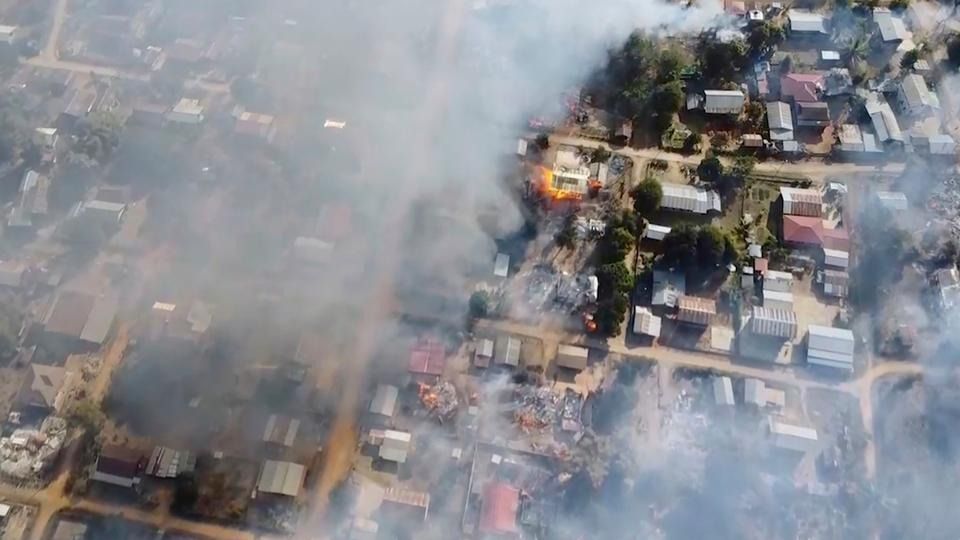 Rights groups say Myanmar military is increasing air attacks | The Star