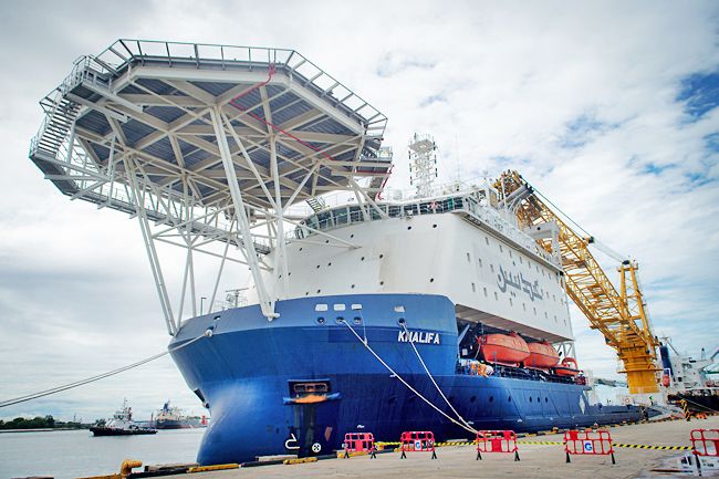 Offshore vessel Khalifa makes debut | The Star
