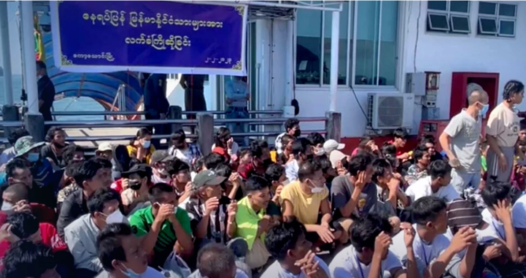 Senior Myanmar military official turns up for repatriation of illegal ...