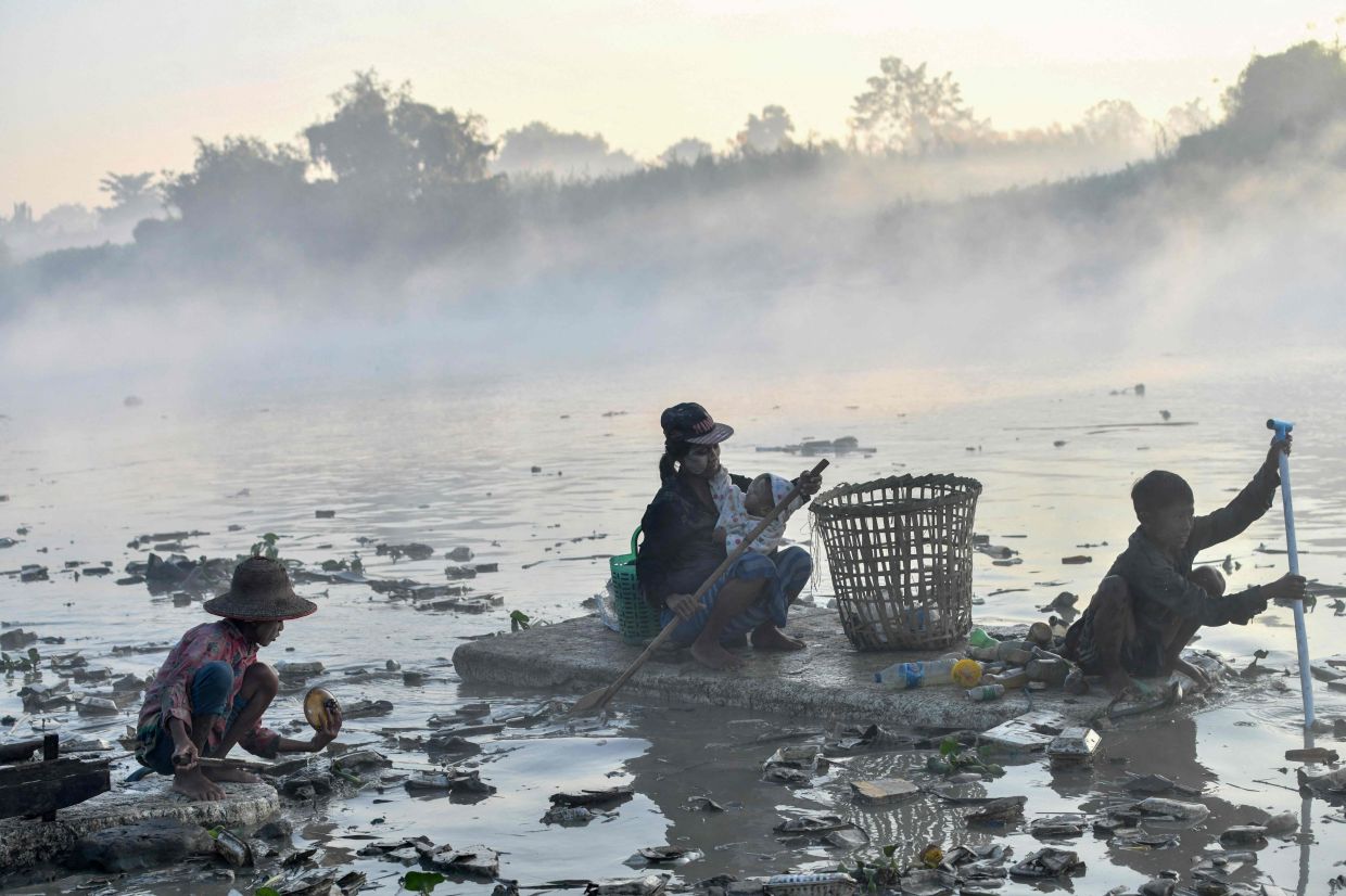On the water with Myanmar's 'river cleaners' | The Star