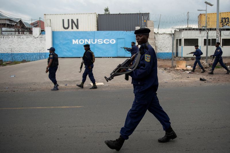 Eight civilians dead in clash with U.N. peacekeepers in east Congo ...