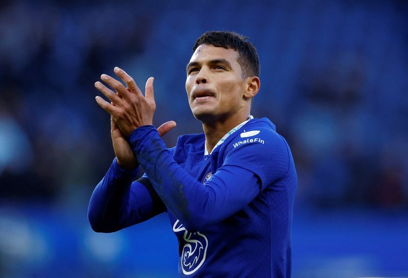 Football: Soccer-Chelsea's Brazil defender Silva signs one-year ...