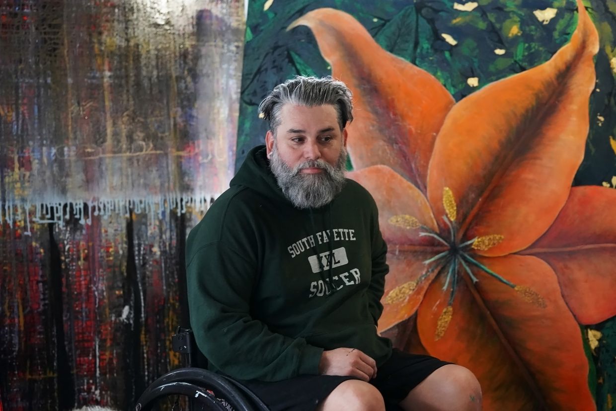 How art and his young sons saved a man who lost so much in a tragic ...