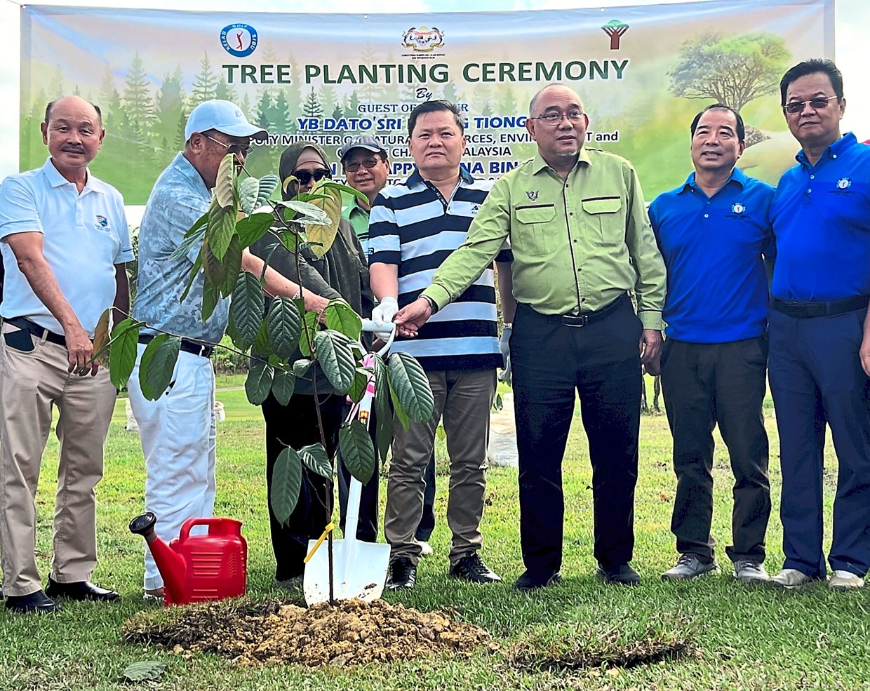 1,500 tree saplings for golf club under Greening Sarawak campaign | The ...