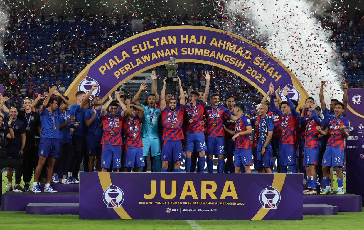 Football: JDT lift Charity Shield for an eighth time, equal Selangor ...