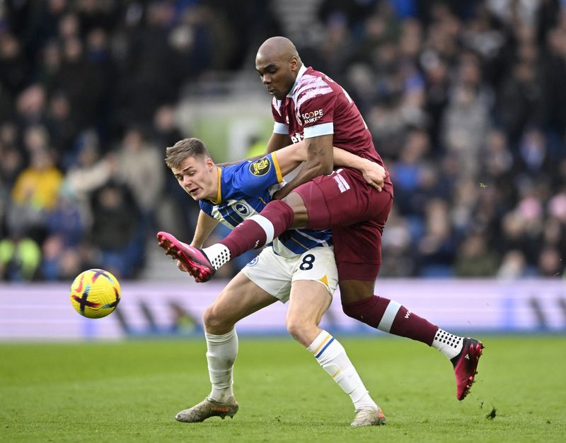 Football: Soccer-Breezy Brighton in one-sided win over listless Hammers ...
