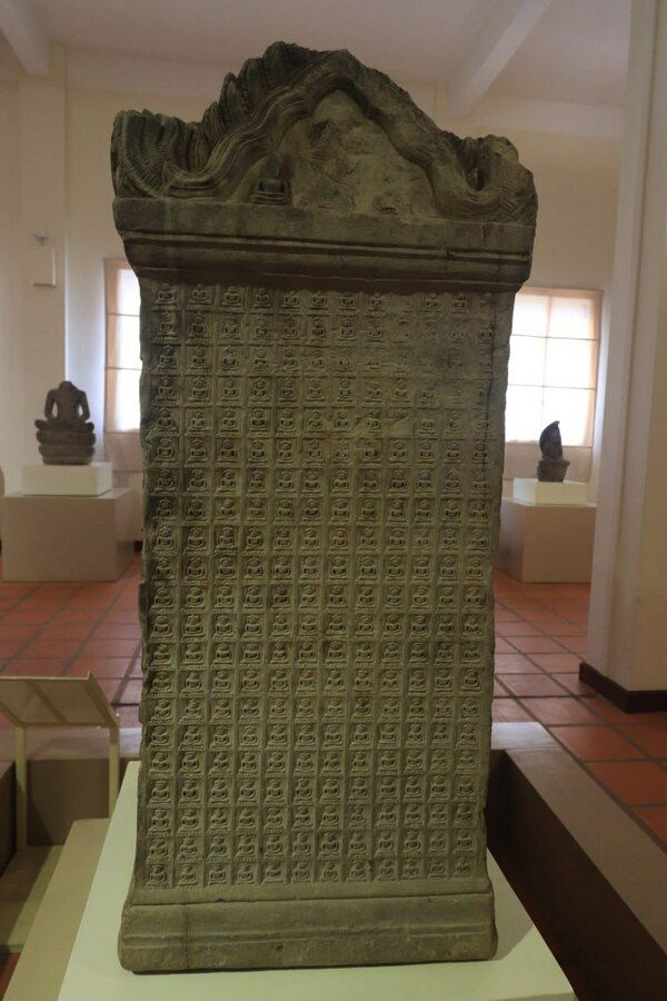 Thousand Buddhas' carved pillar exhibited at museum in Cambodia | The Star