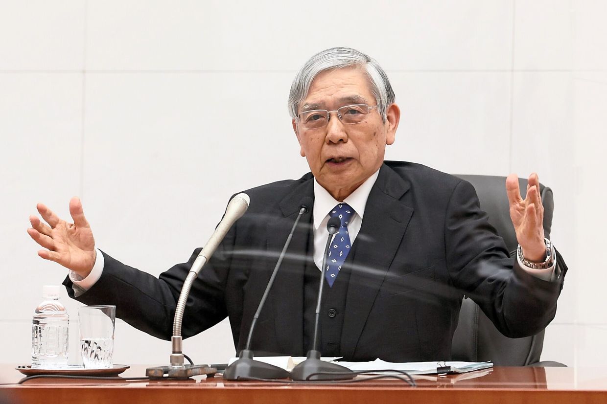 Kuroda sticks to BoJ easing | The Star