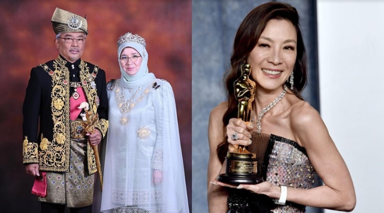 King, Queen congratulate Michelle Yeoh on Best Actress Oscar win | The Star