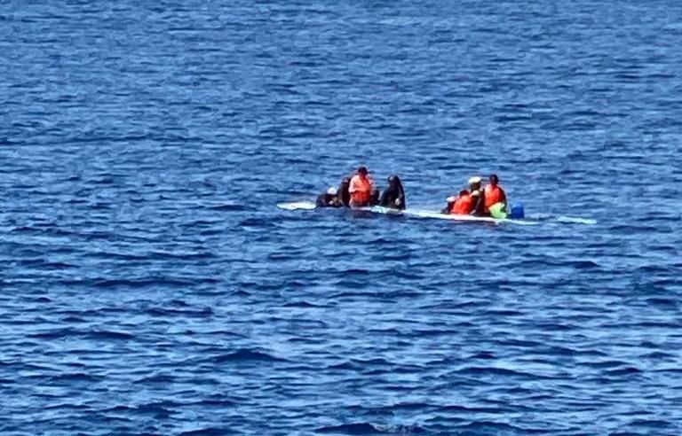 Stranded at sea: 11 saved after three day ordeal on capsized boat near ...