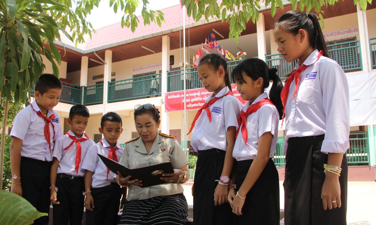 China-aided school building handed over to Laos | The Star