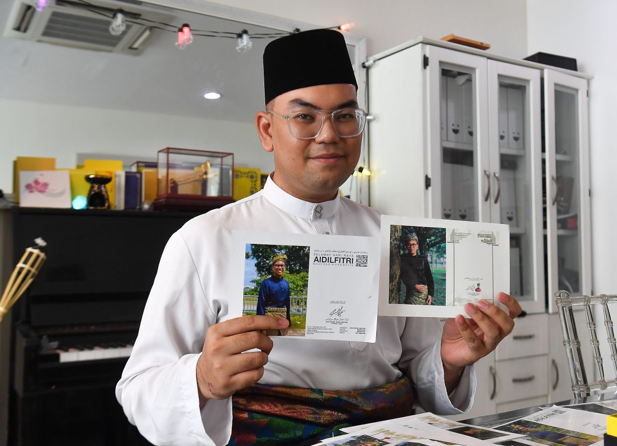 Adza keeps late father's tradition of sending Raya cards to royalty alive | The Star