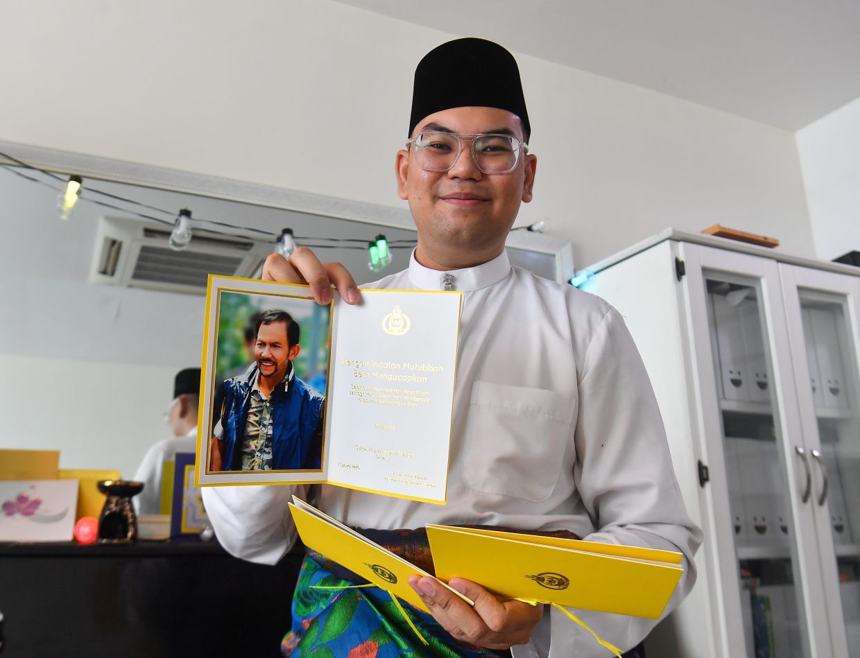 Adza keeps late father's tradition of sending Raya cards to royalty alive | The Star