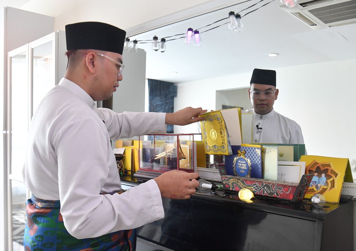 Adza keeps late father's tradition of sending Raya cards to royalty alive | The Star