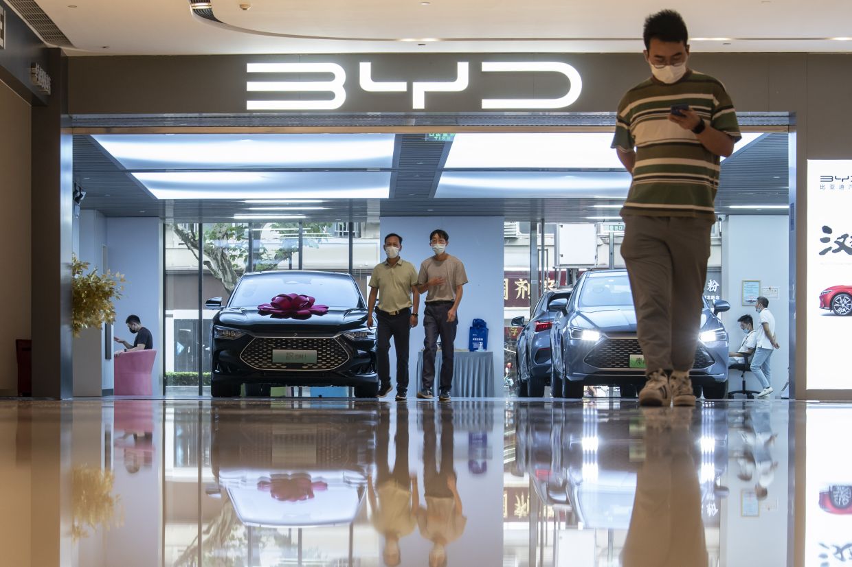 Beijing electric car drive, led by BYD, leaves global brands behind ...