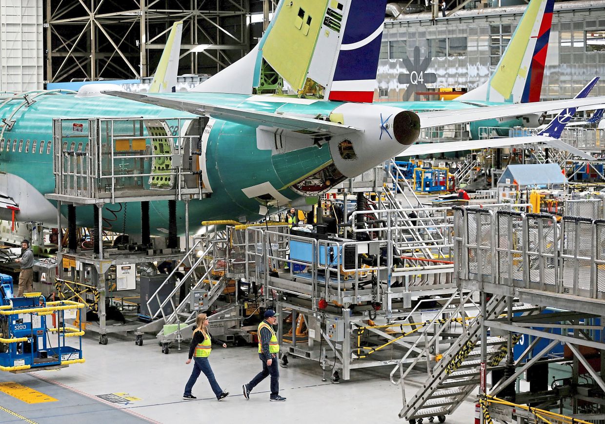Boeing still plans output boost despite latest glitch | The Star