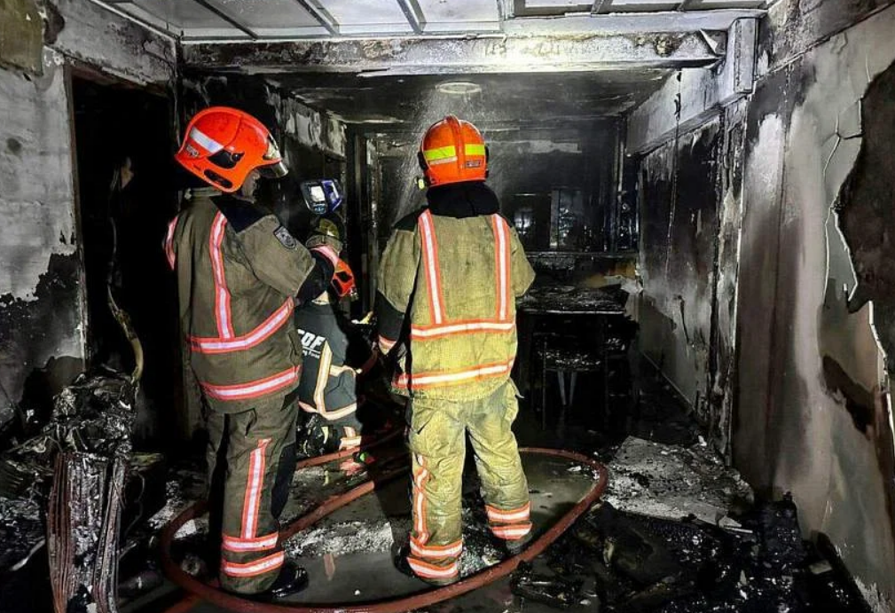 About 80 residents evacuated and one taken to hospital after flat ...