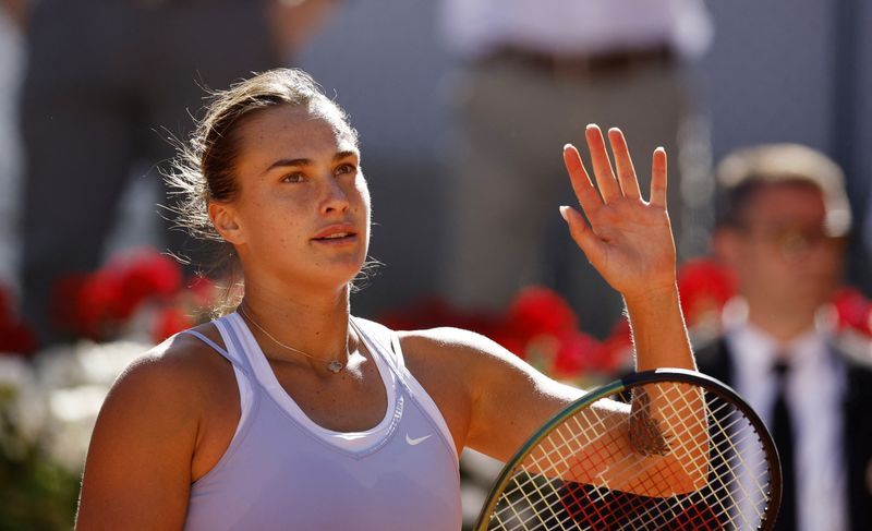 Tennis: Tennis-Sabalenka seeking revenge in Madrid showdown with ...