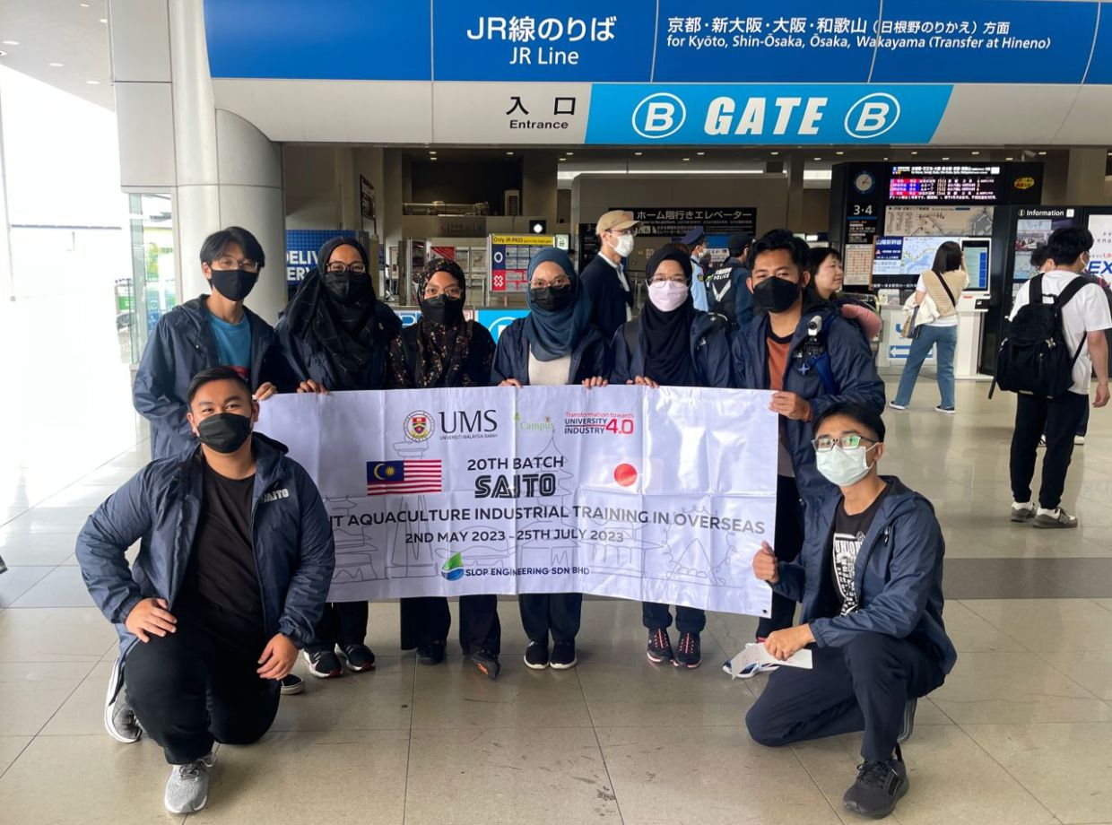 UMS aquaculture students off to Japan for industrial training | The Star