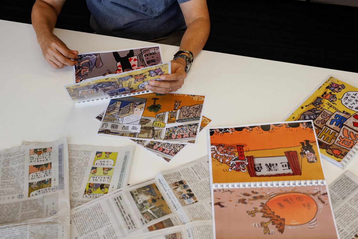 HK 'firefighter' cartoonist bids farewell to newspaper strip after 40 ...