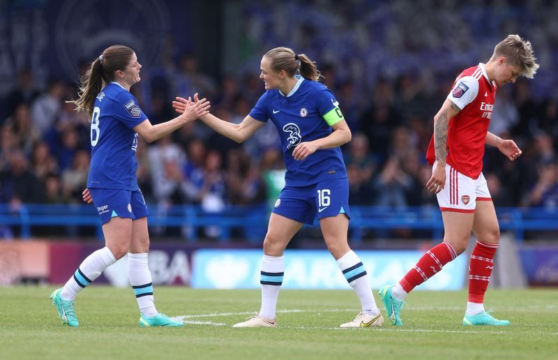 Football: Soccer-Chelsea on verge of fourth straight WSL title after 2 ...