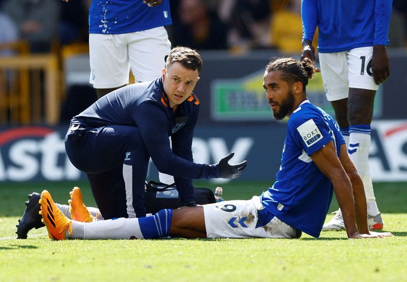 Football: Soccer-Everton without Calvert-Lewin for relegation decider ...