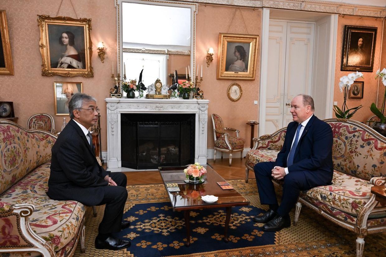 King meets Monaco's Prince Albert II | The Star