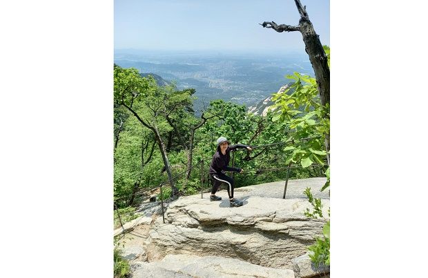 The aunty takes a hike, a very long one! | The Star